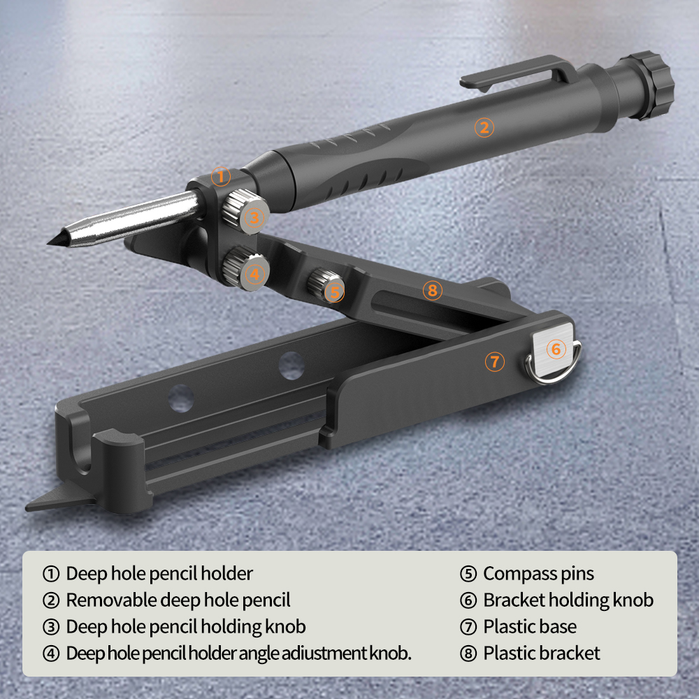 Saker Multi-function Scribing Tool- Construction Pencil- Scribe Tool ... Saker Multi-function Scribing Tool- Construction Pencil- Scribe Tool ...